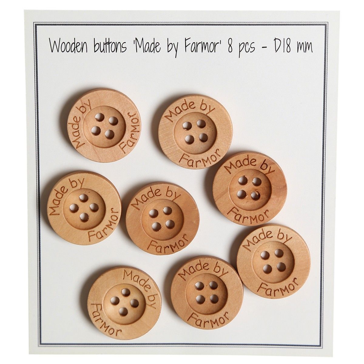 Treknapper - Made by Farmor - 18 mm – Hobbii